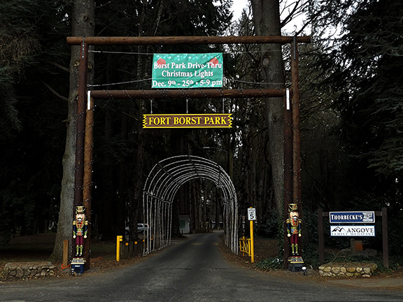 Fort Borst Park’s holiday lights continue through Christmas night in ...