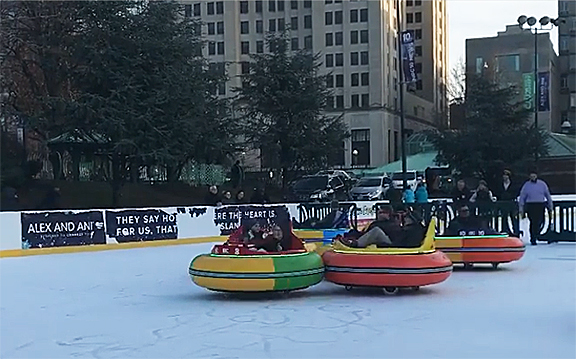 Ice adds a slippery dimension to the bumper car experience | Tabby Cat ...