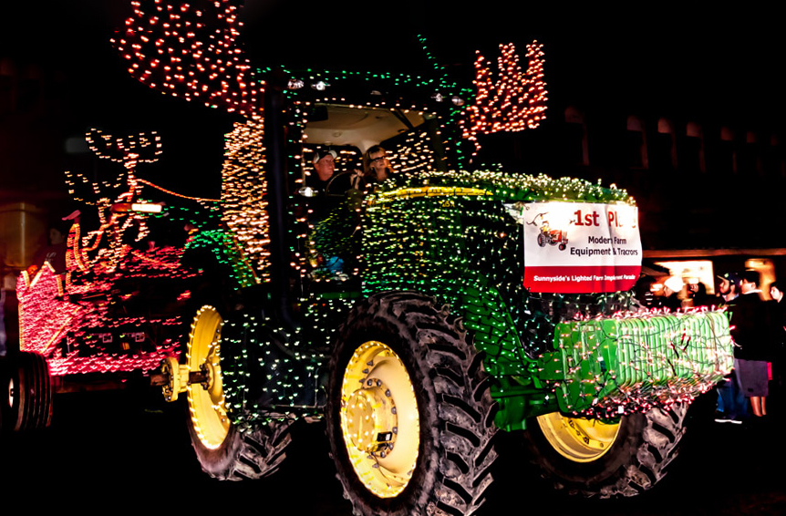 Lighted Farm Implement Parade celebrates Sunnyside’s agricultural ...