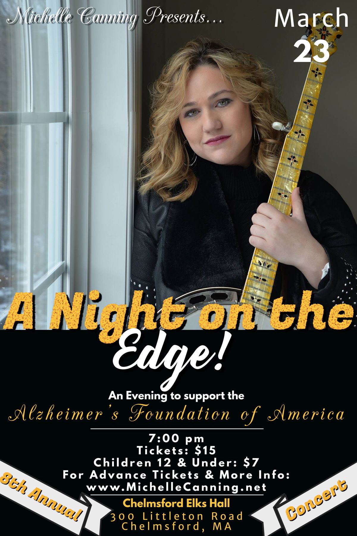 Michelle Canning’s eighth annual “A Night on the Edge” bluegrass ...
