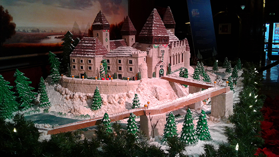 The holiday gingerbread masterpieces at the Benson Hotel in Portland ...